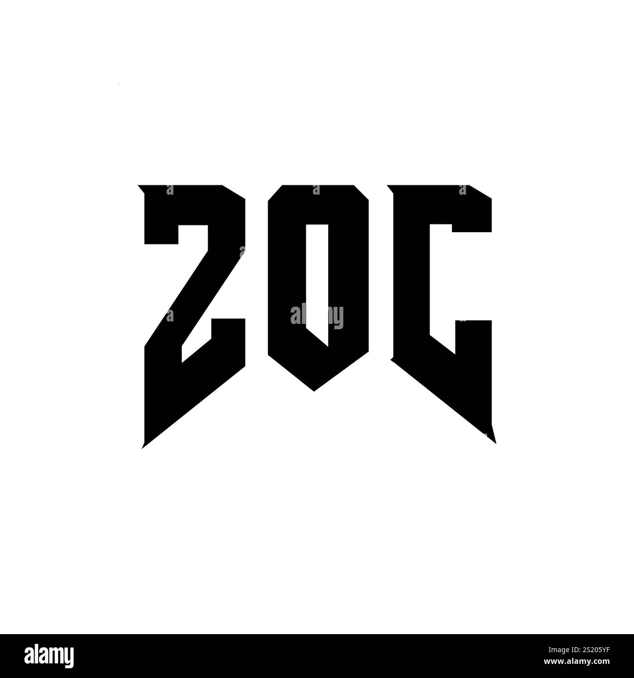 Zoc logo design hi-res stock photography and images - Alamy
