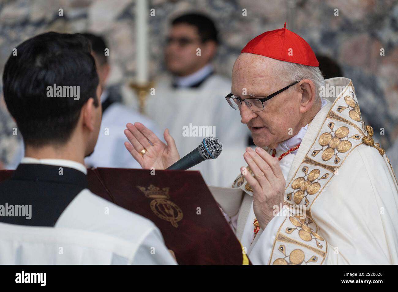 Rome, Italy. 05th Jan, 2025. Cardinal James Michael Harvey leads the ...