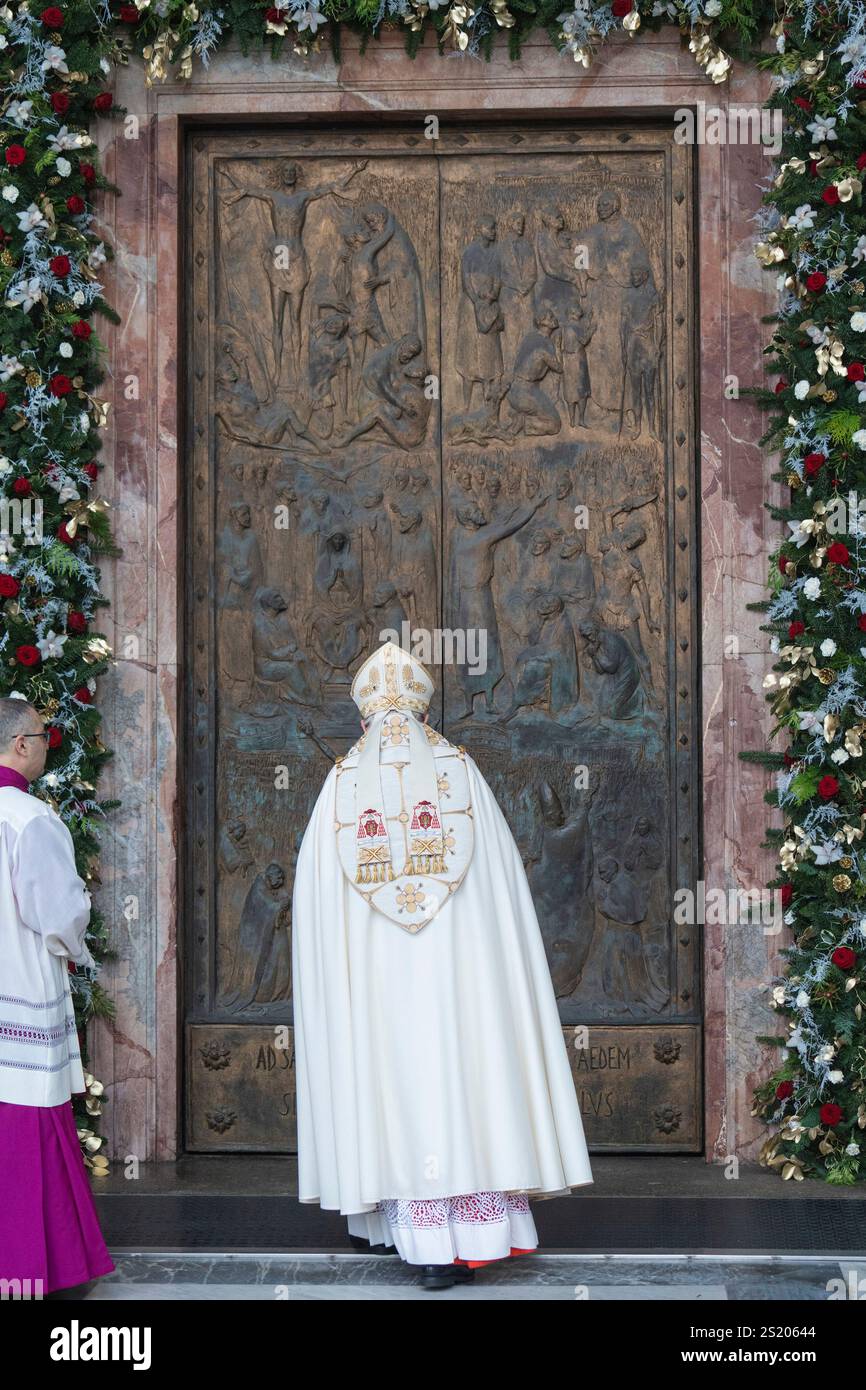Cardinal James Michael Harvey at the Holy Door of the Saint Paul ...
