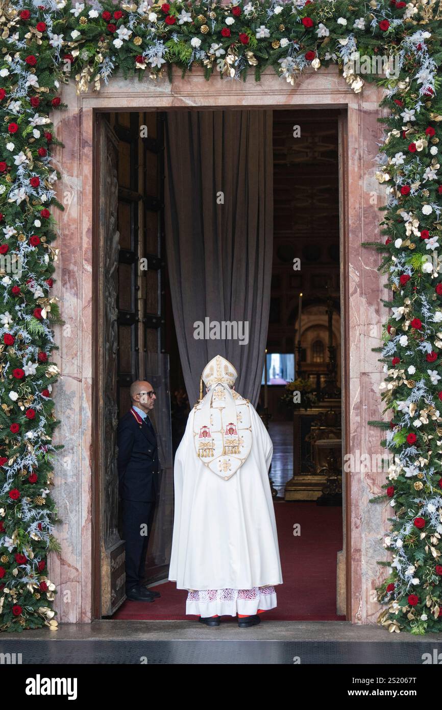 Rome, Italy. 05th Jan, 2025. Cardinal James Michael Harvey at the Holy ...