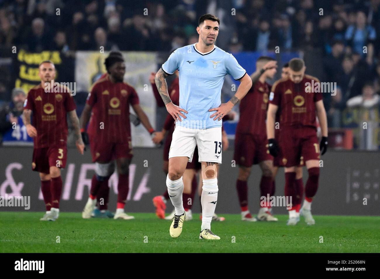 Rome, Italy. 05th Jan, 2025. Alessio Romagnoli of SS Lazio looks ...