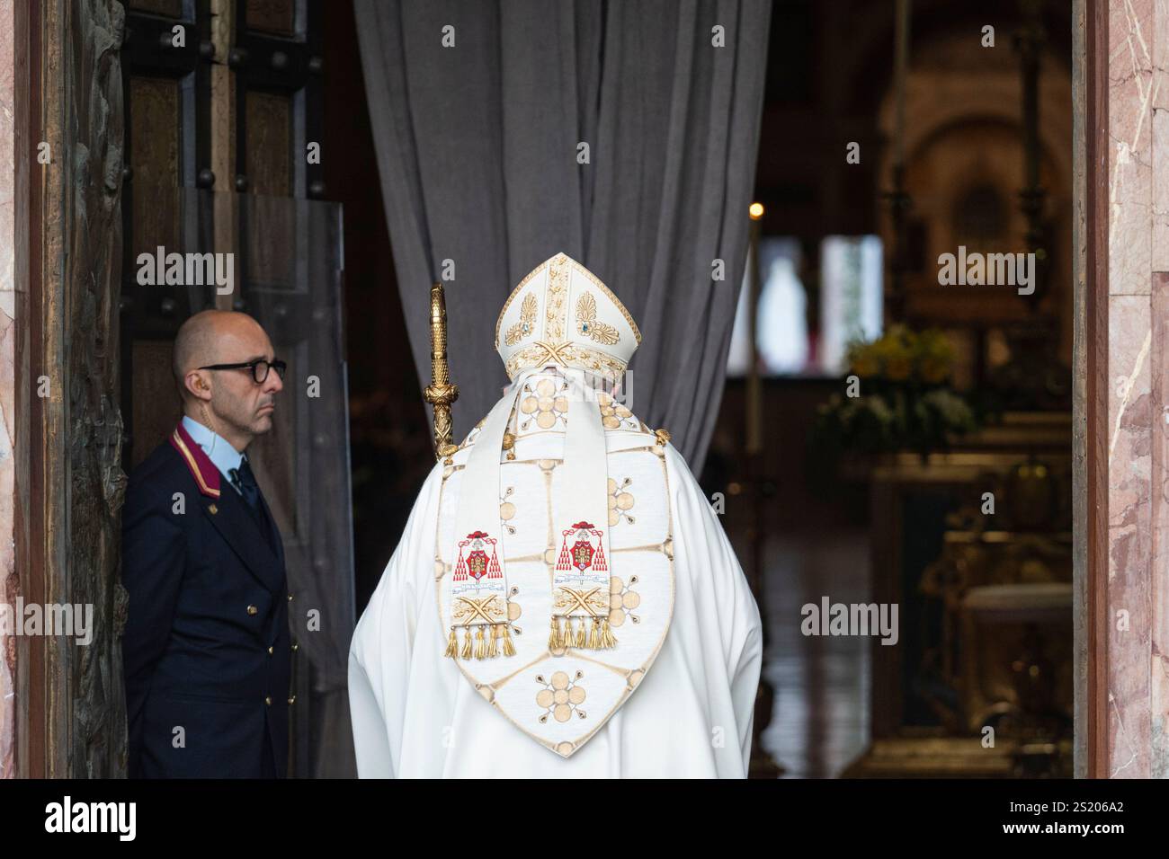 Rome, Italy. 05th Jan, 2025. Cardinal James Michael Harvey at the Holy ...