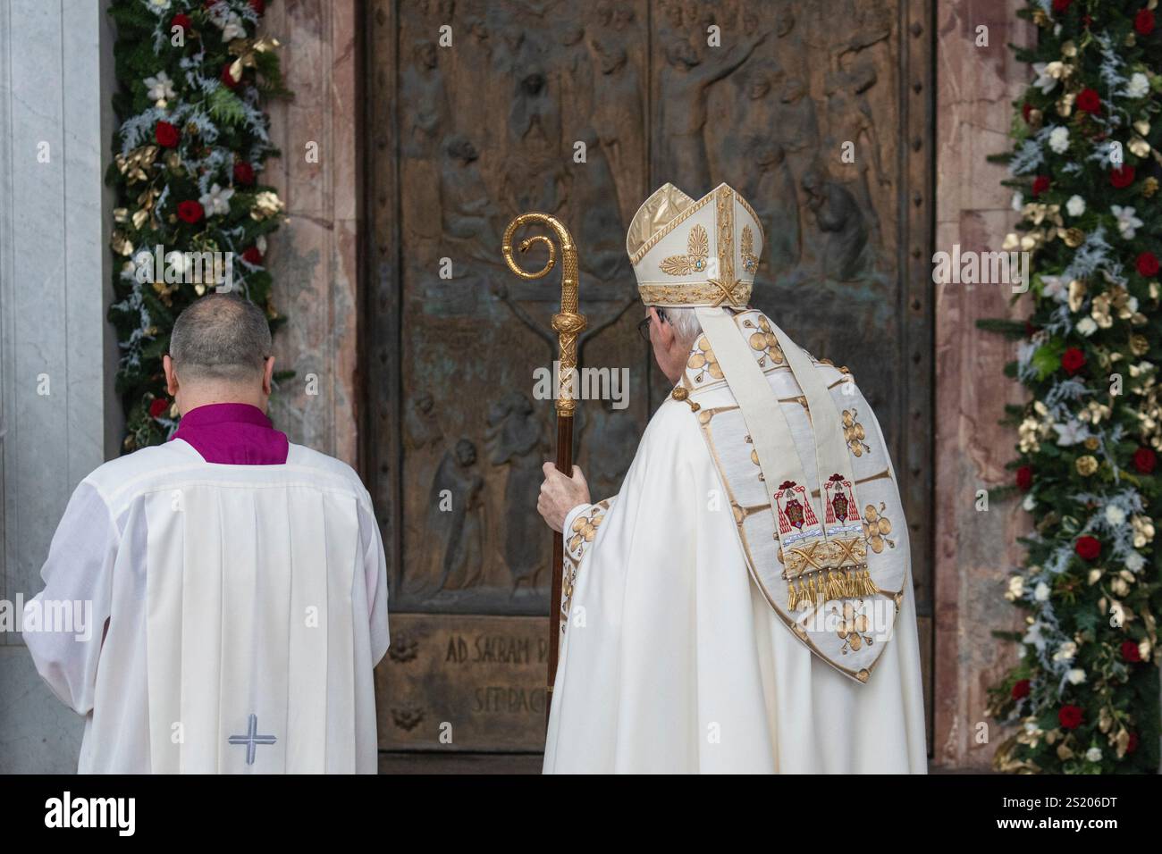Rome, Italy. 05th Jan, 2025. Cardinal James Michael Harvey at the Holy ...