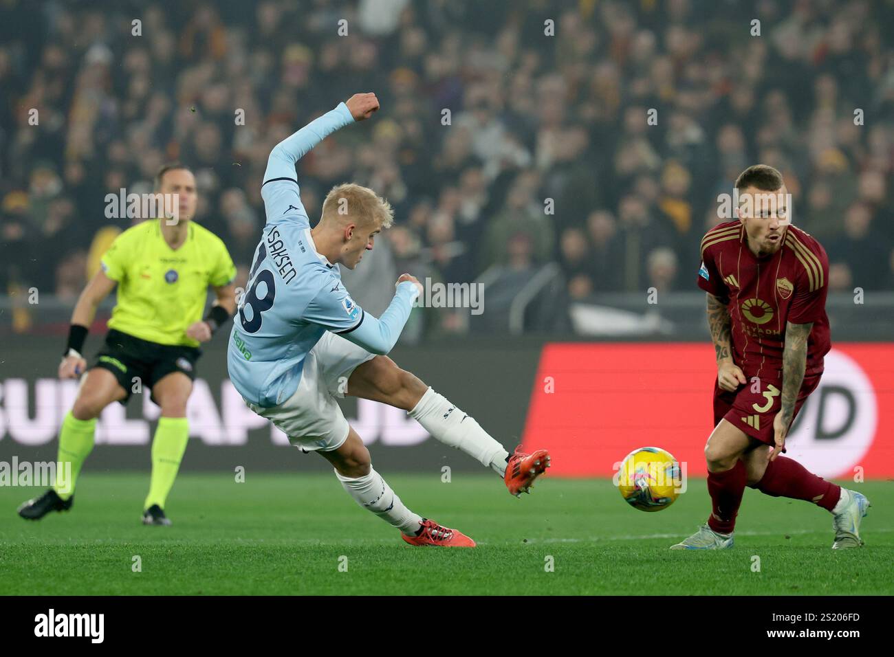Roma, Italia. 05th Jan, 2025. Lazio's Gustav Isaksen during the Serie A ...