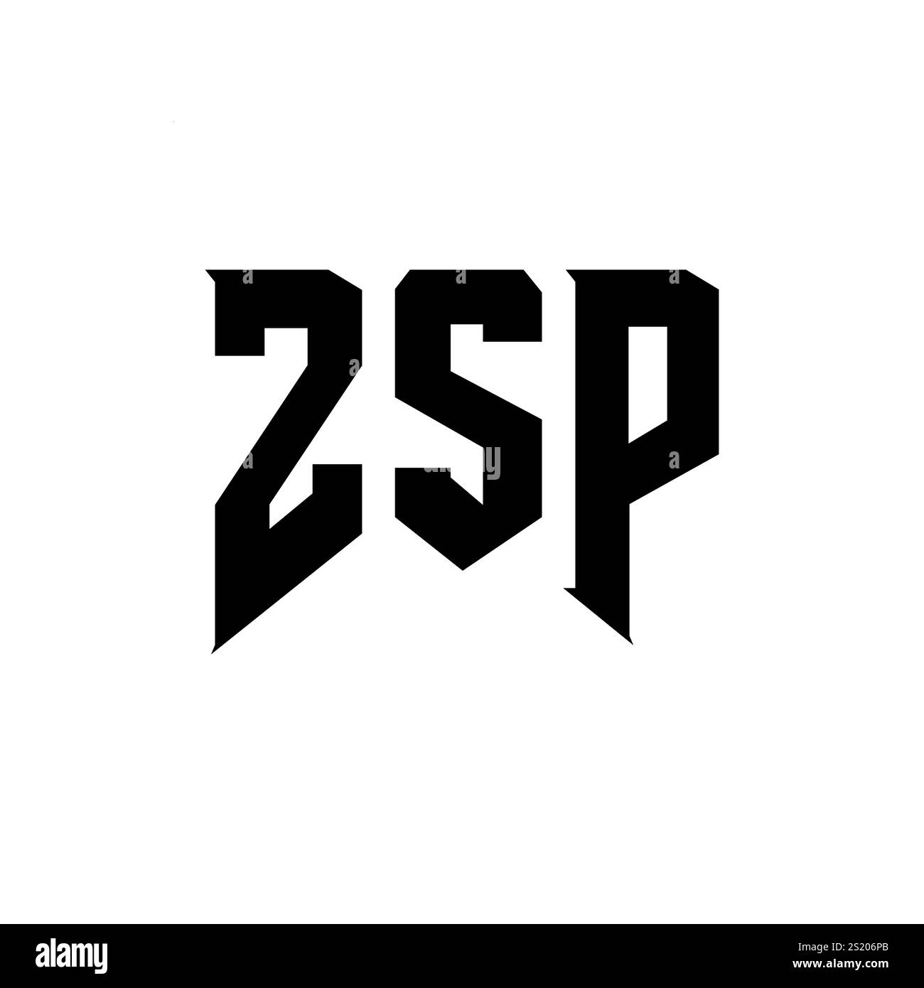 Zsp logo design Cut Out Stock Images & Pictures - Alamy