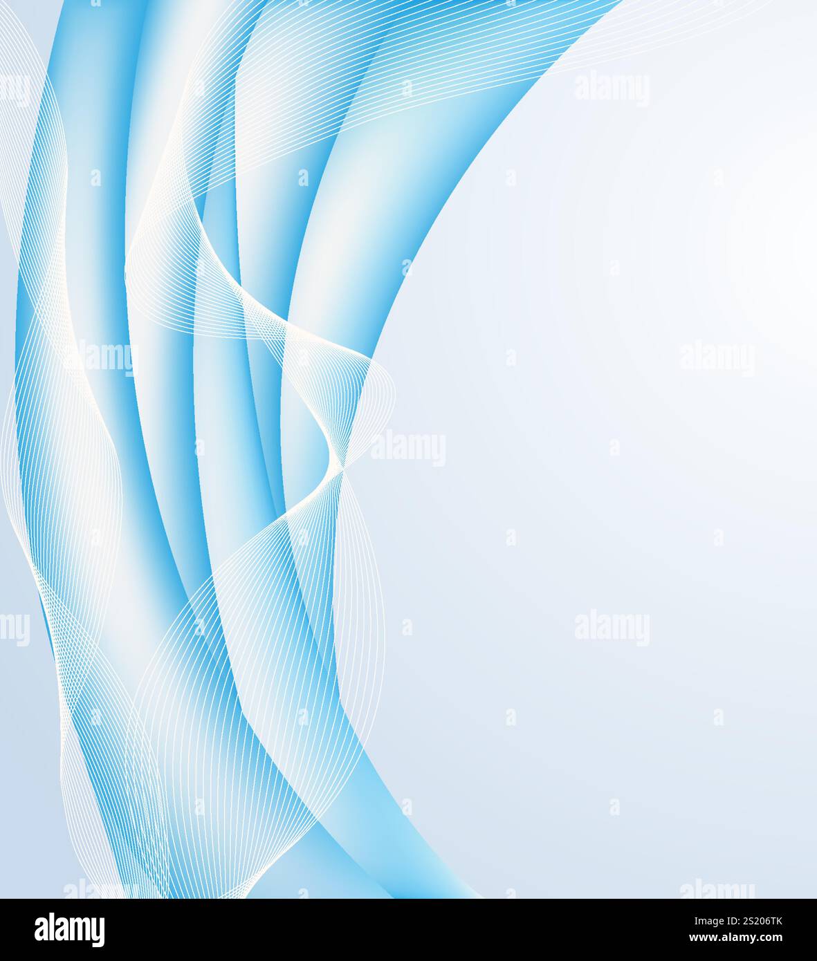 Abstract blue background in gentle tones. Brochure, template Stock ...