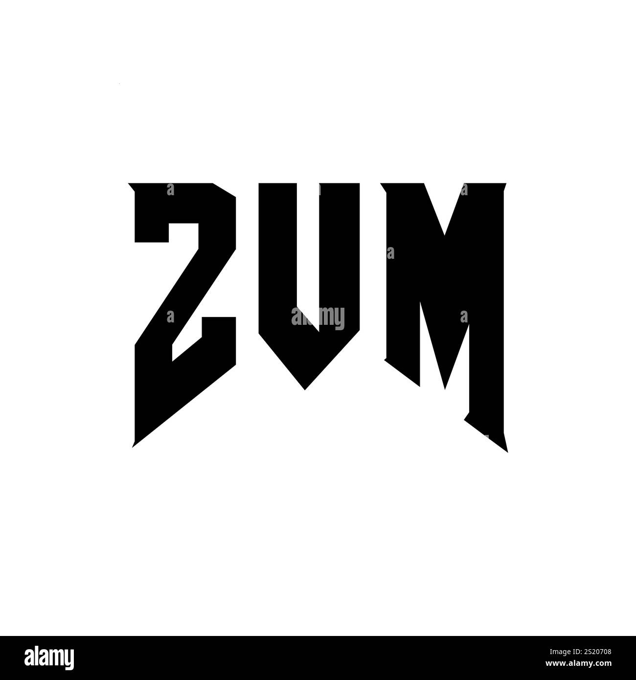 Zvm logo design hi-res stock photography and images - Alamy