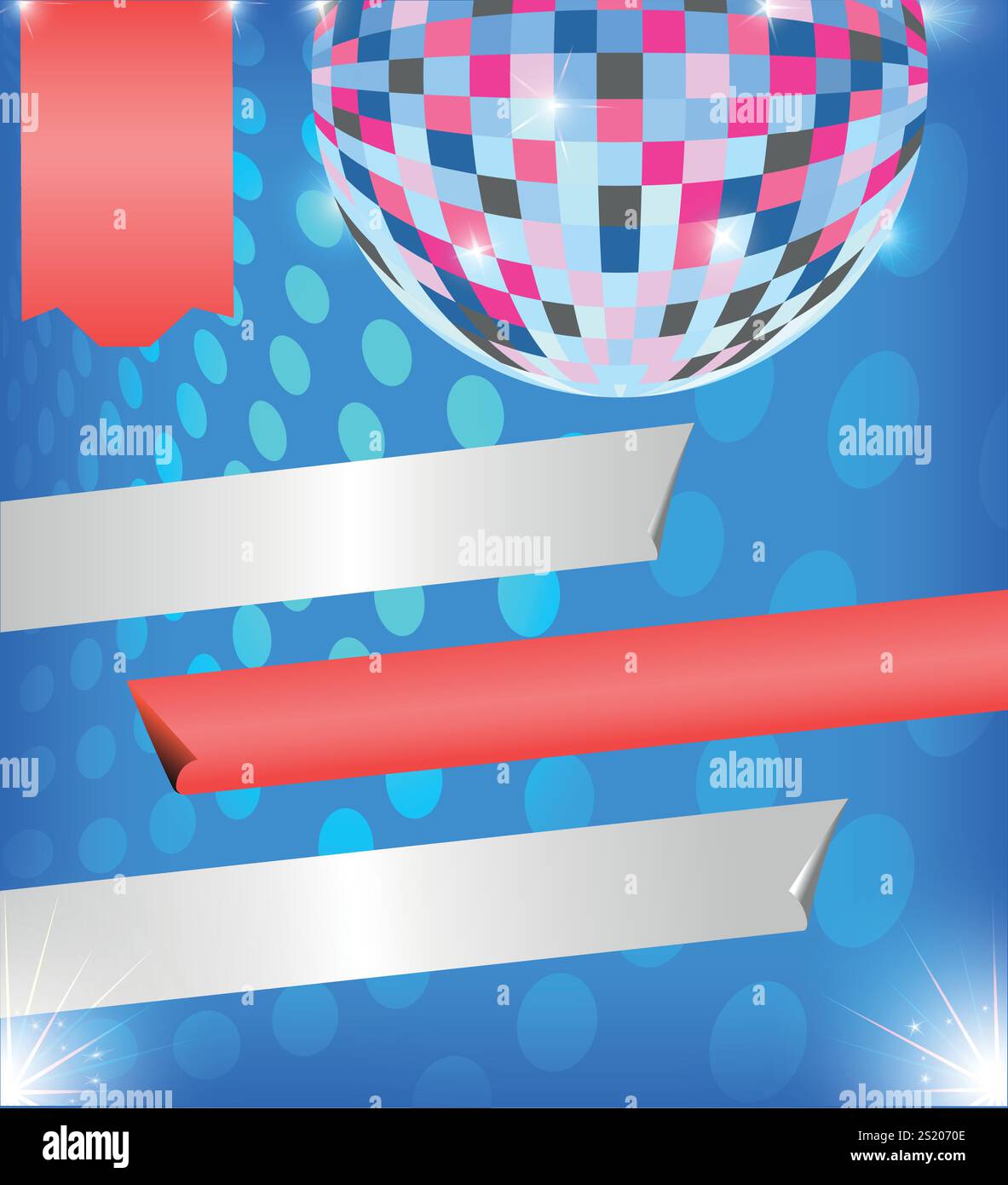 Disco party background vector Stock Vector Images - Alamy