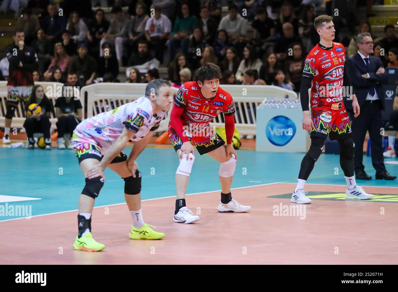 Yuki Ishikawa (Sir Susa Vim Perugia) during Cisterna Volley vs Sir Susa Vim Perugia, Volleyball ...