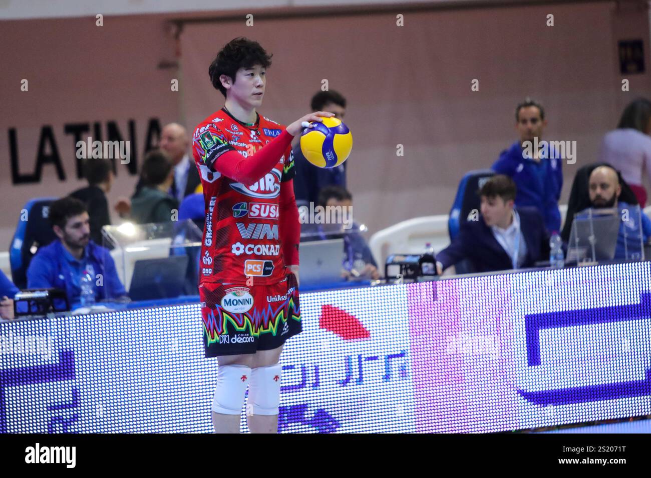 Yuki Ishikawa (Sir Susa Vim Perugia) during Cisterna Volley vs Sir Susa Vim Perugia, Volleyball ...