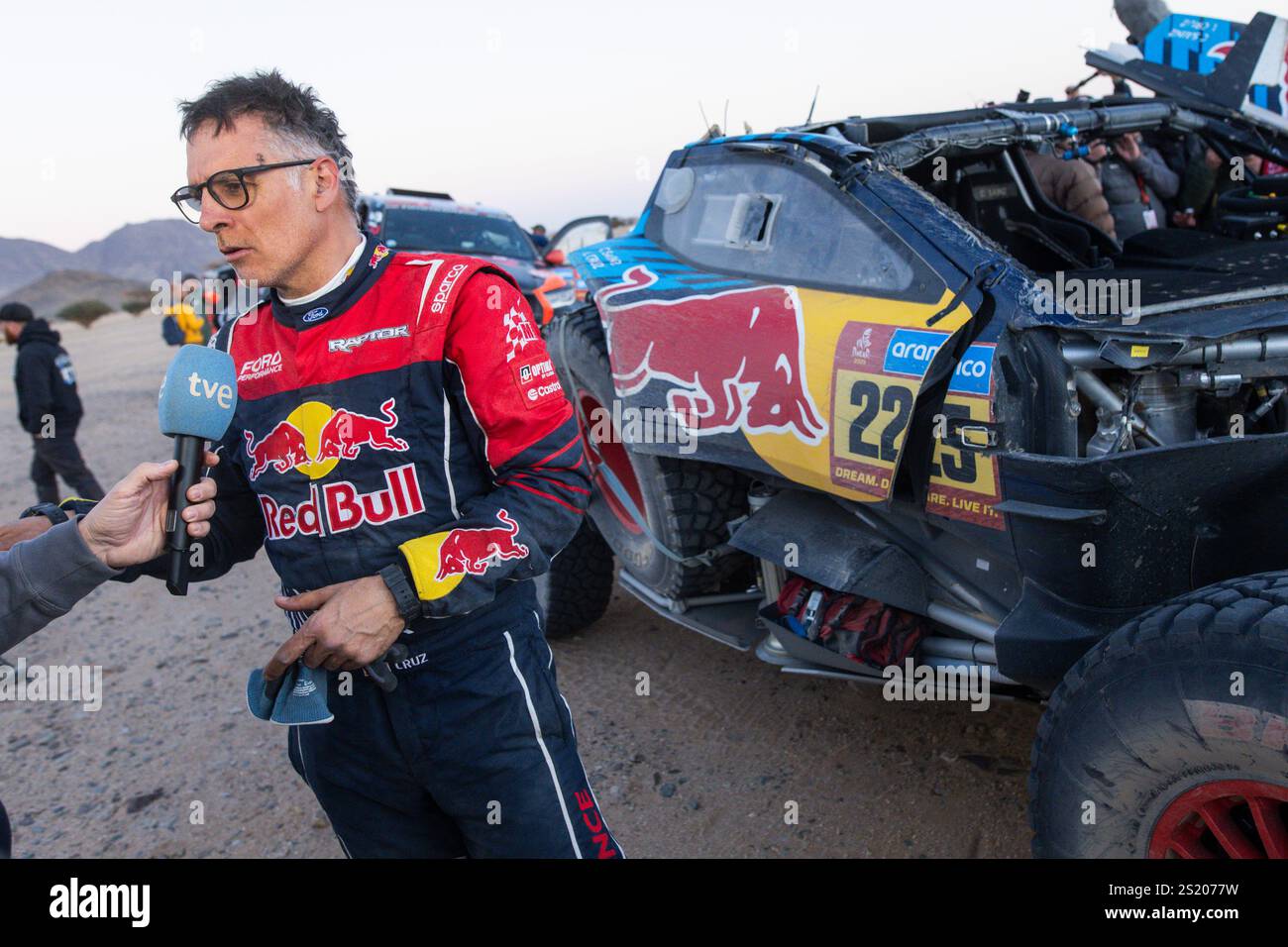 Bisha, Arabie Saoudite. 05th Jan, 2025. CRUZ Lucas (spa), Ford, Ford M ...