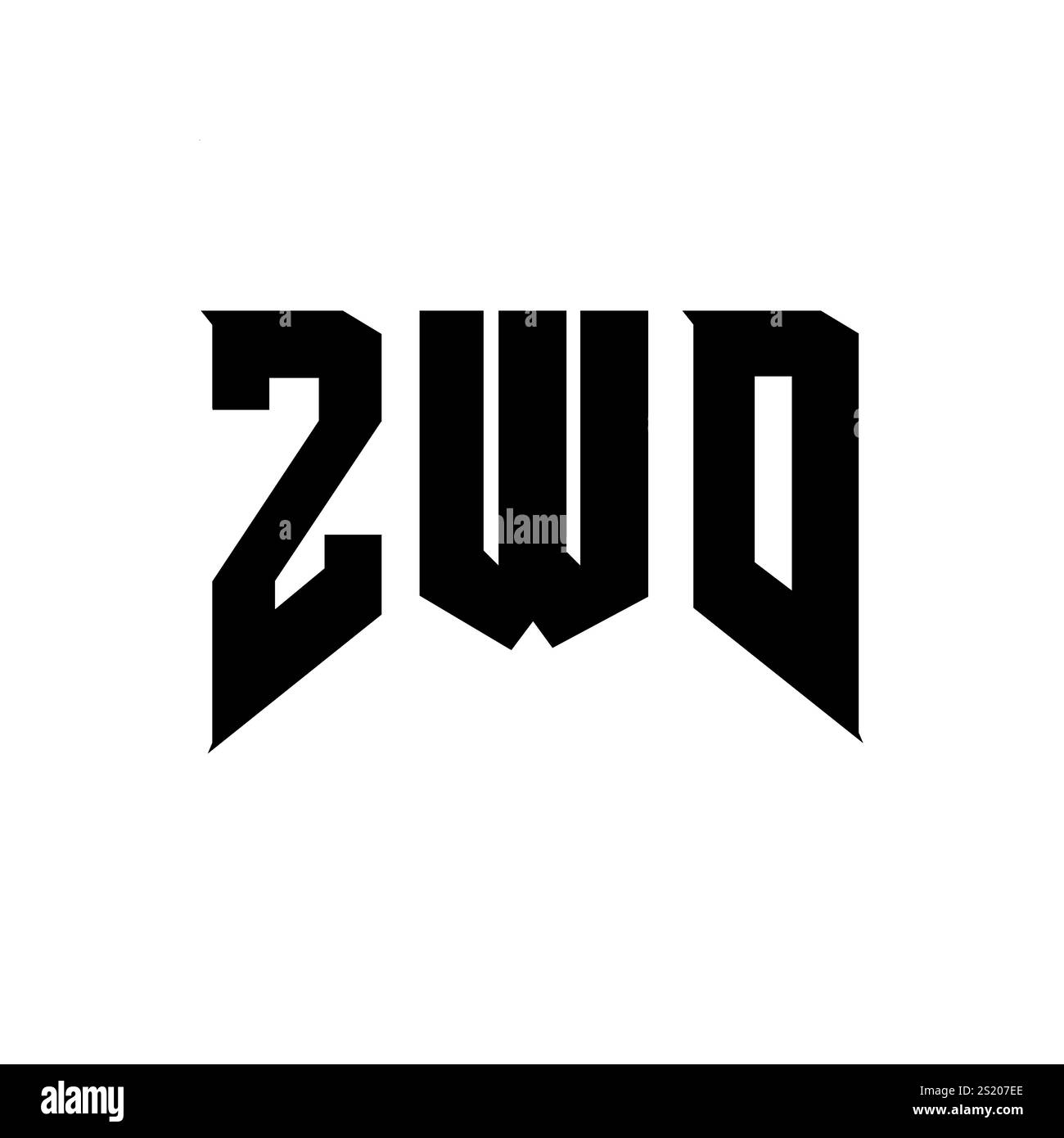 Zwd logo design hi-res stock photography and images - Alamy