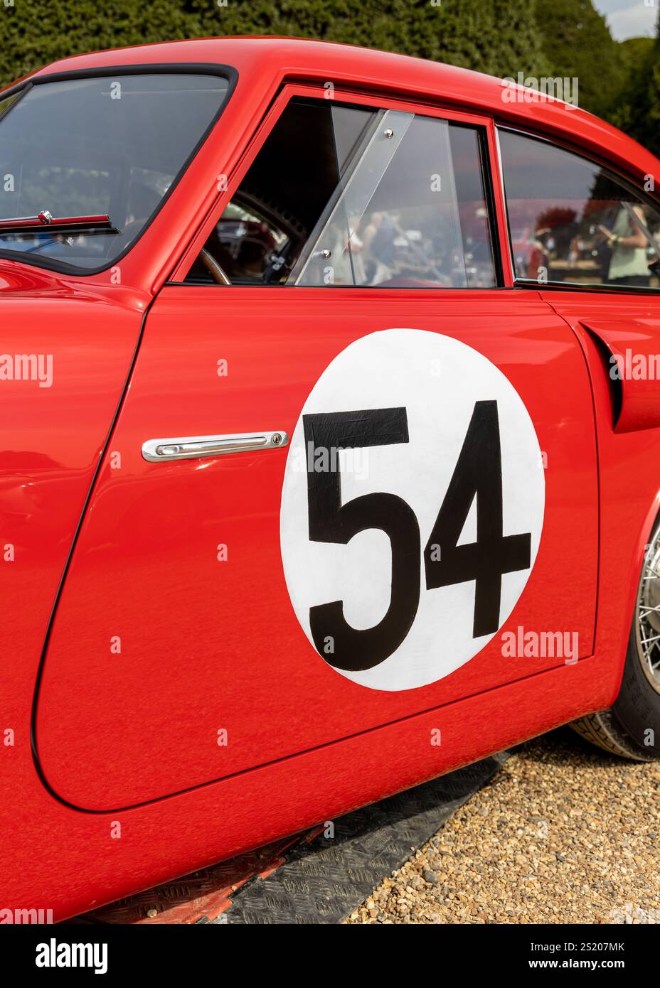 A classic race car at the Concours of Elegance 2024, Hampton Court ...
