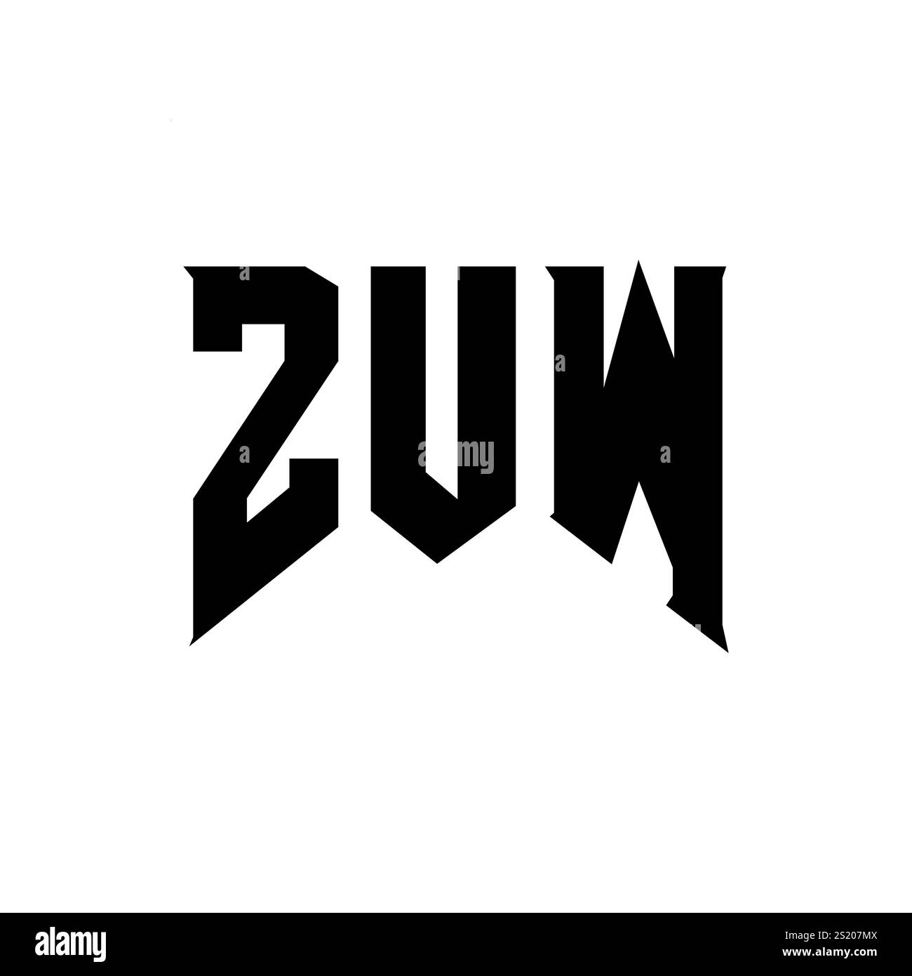 Zuw logo design hi-res stock photography and images - Alamy
