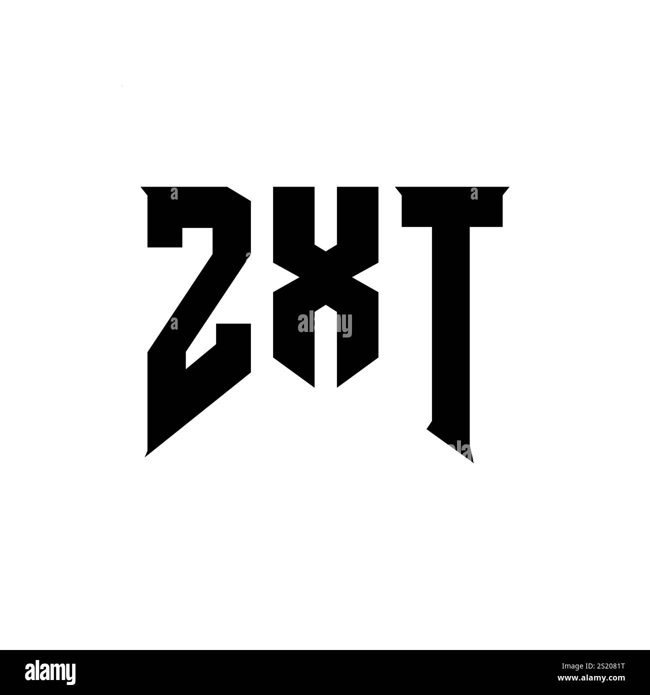 Zxt logo design hi-res stock photography and images - Alamy
