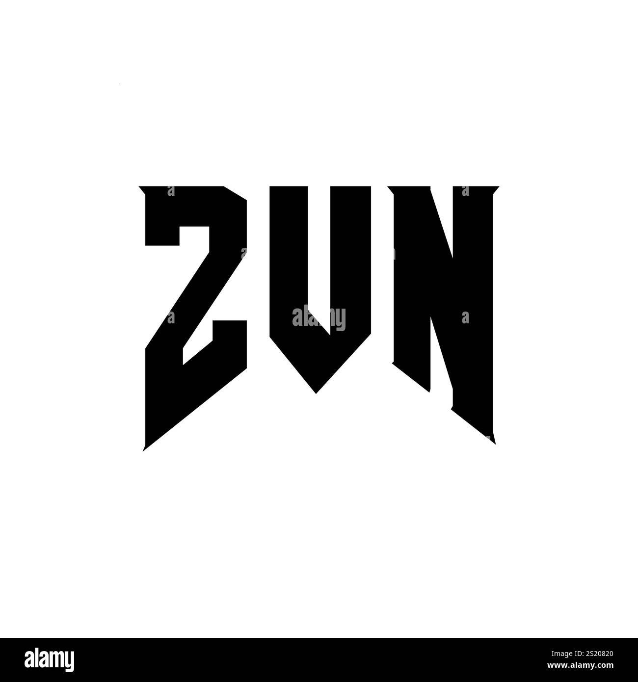 Zvn logo design hi-res stock photography and images - Alamy
