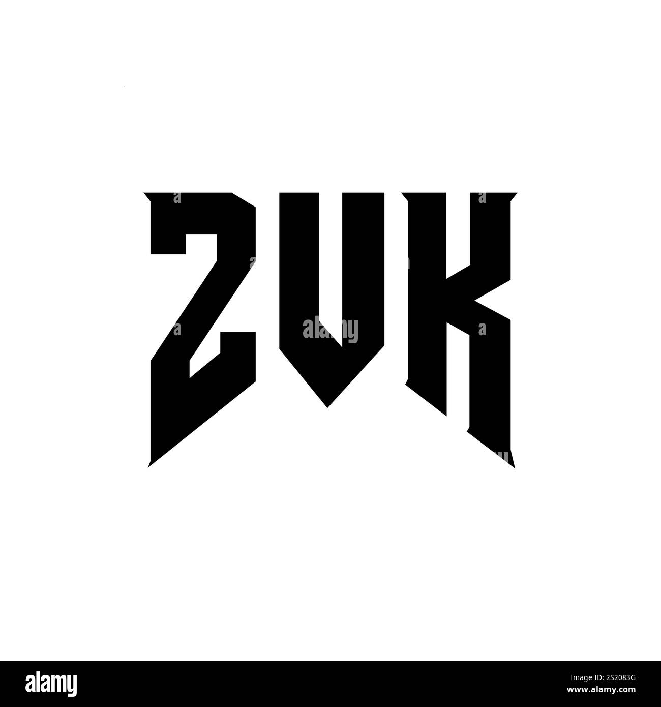 ZVK letter logo design for technology company. ZVK logo design black ...