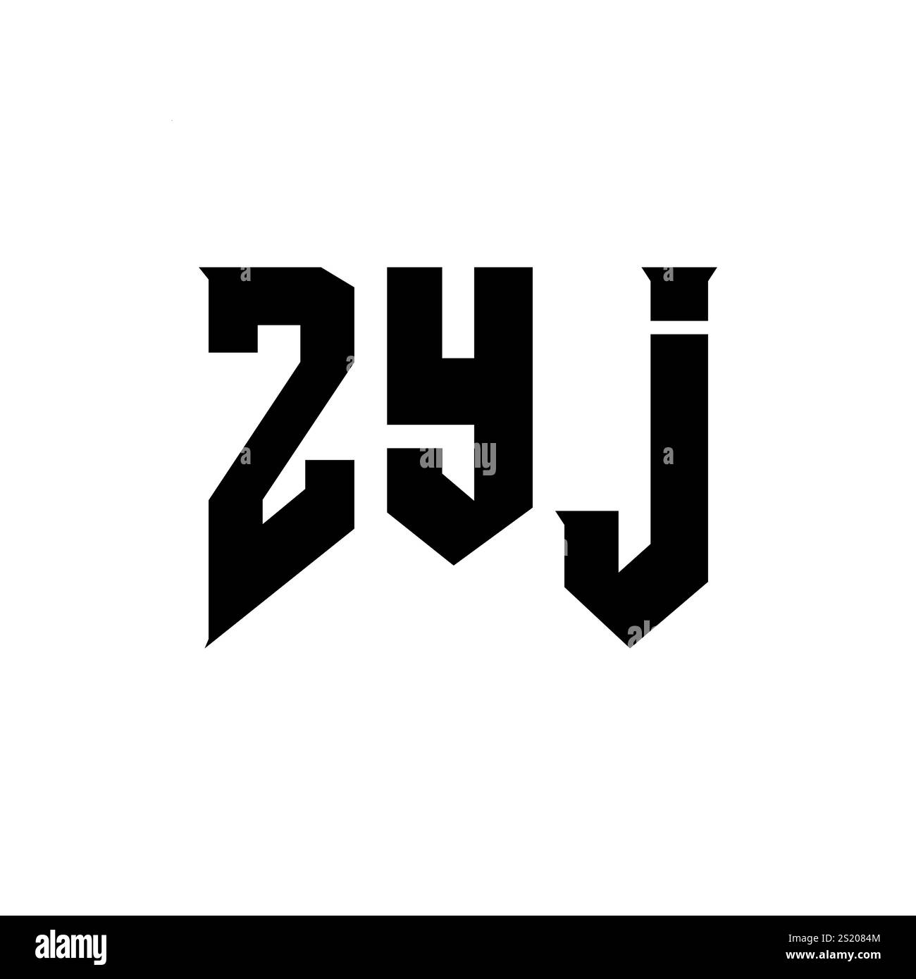 Zyj logo design Stock Vector Images - Alamy