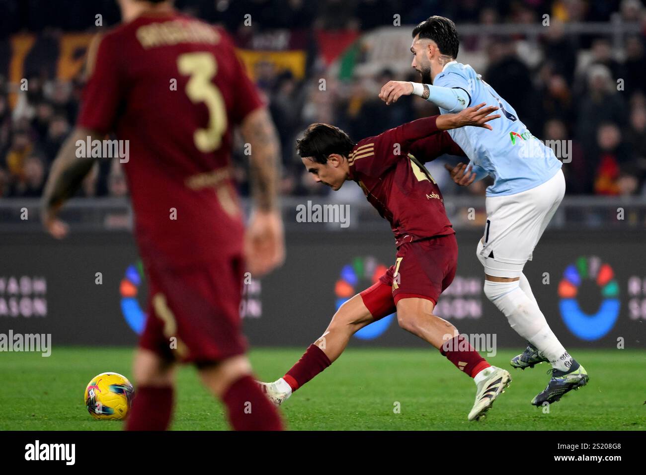 Rome, Italy. 05th Jan, 2025. Paulo Dybala of AS Roma and Valentin ...