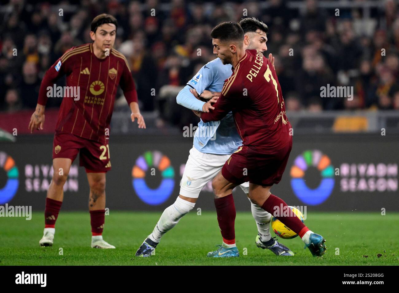 Rome, Italy. 05th Jan, 2025. Paulo Dybala of AS Roma, Valentin Mariano ...
