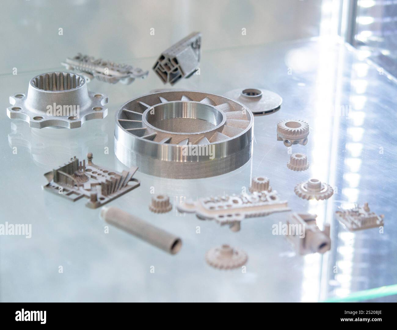 Object printed on 3D printer from metal powder using Metal Jet ...