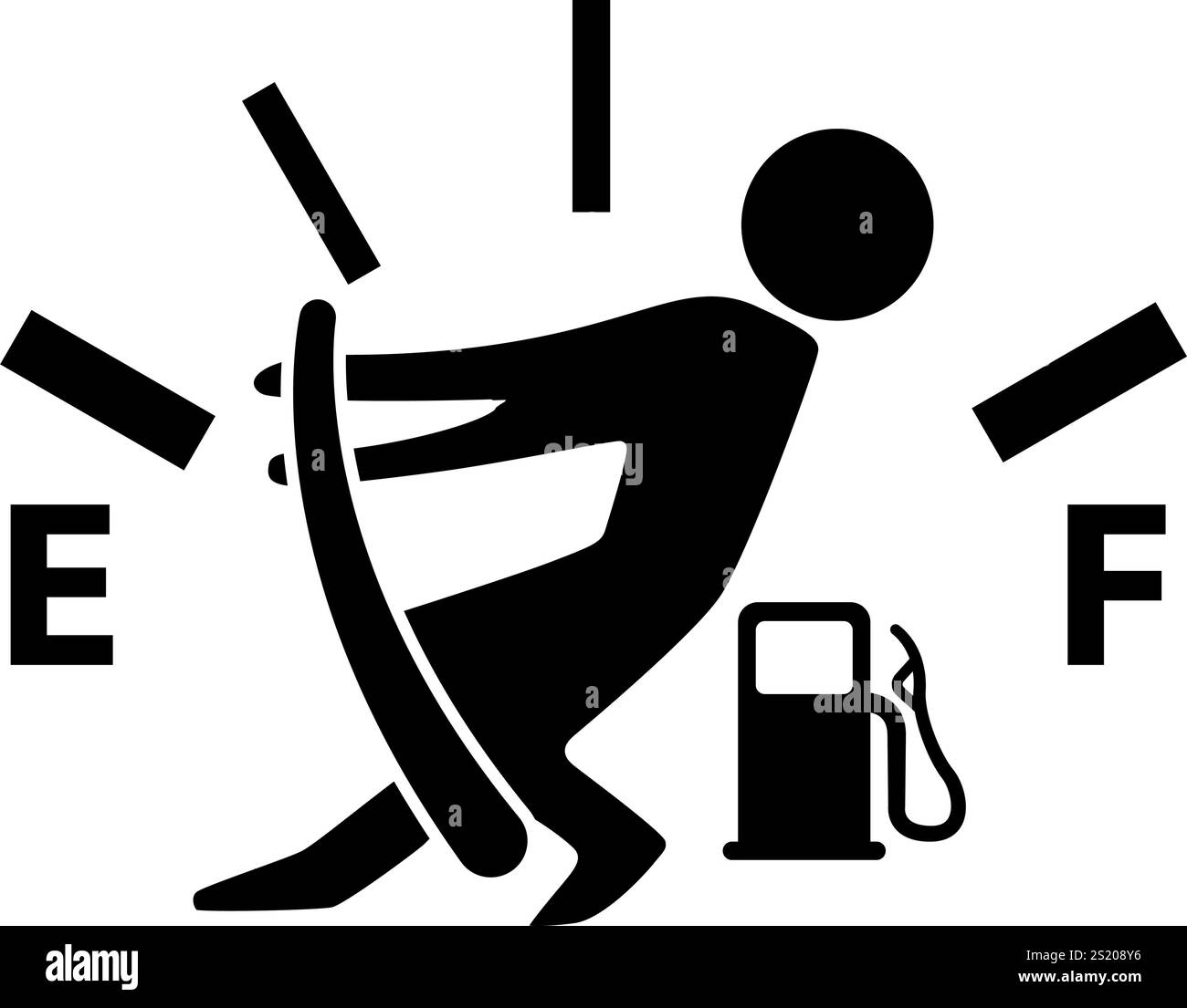 Gas Tank Decal Male Digital EPS Vector File | High-Quality Automotive ...