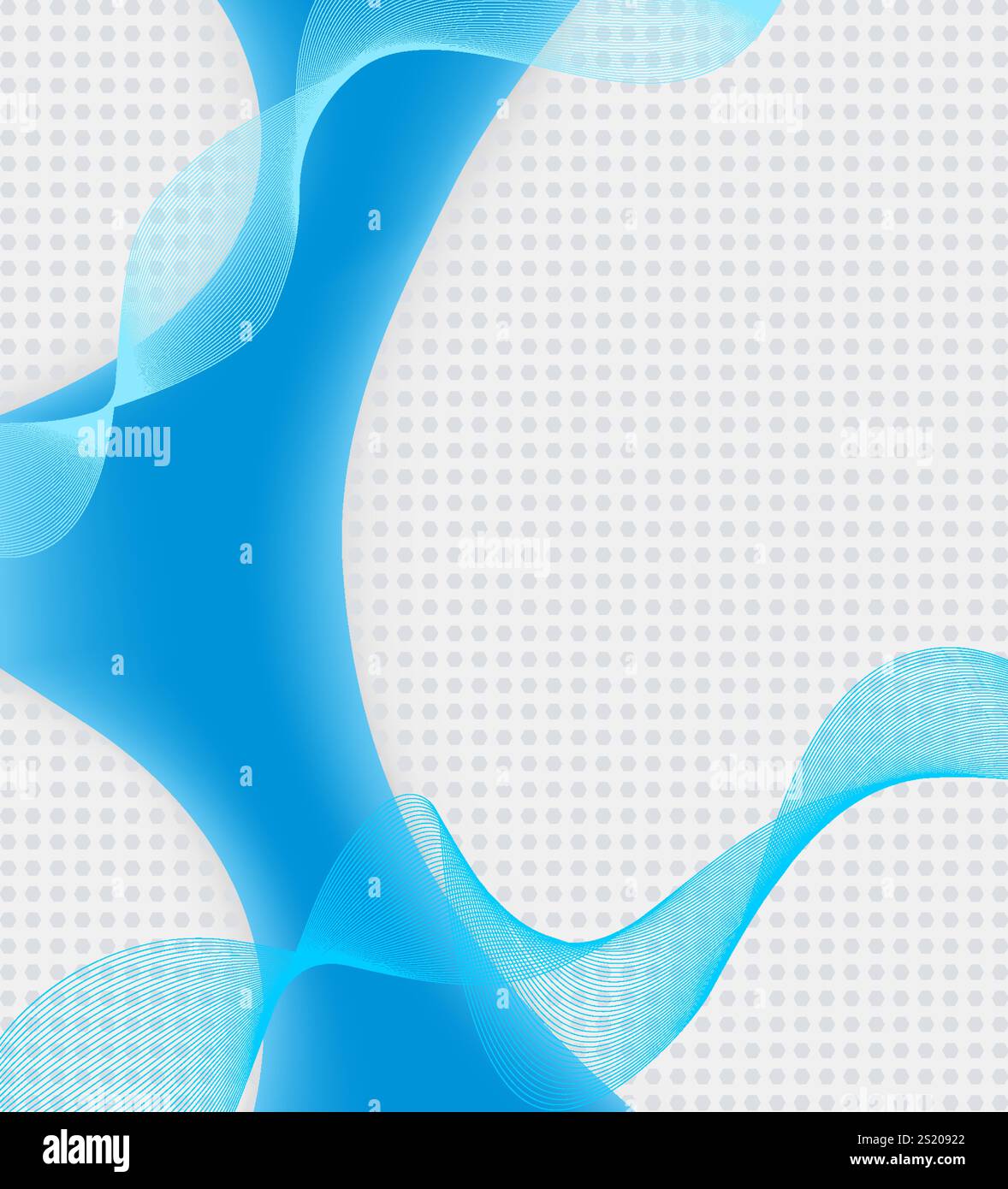 Blue background with wavy lines. EPS 10 Stock Vector Image & Art - Alamy