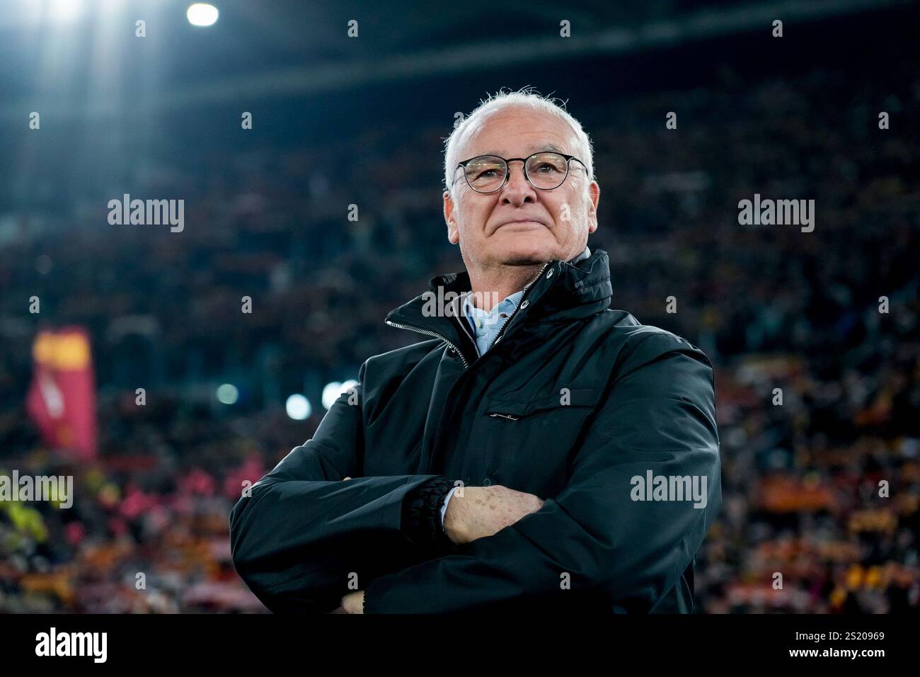 Rome, Italy. 05th Jan, 2025. Claudio Ranieri head coach of AS Roma ...