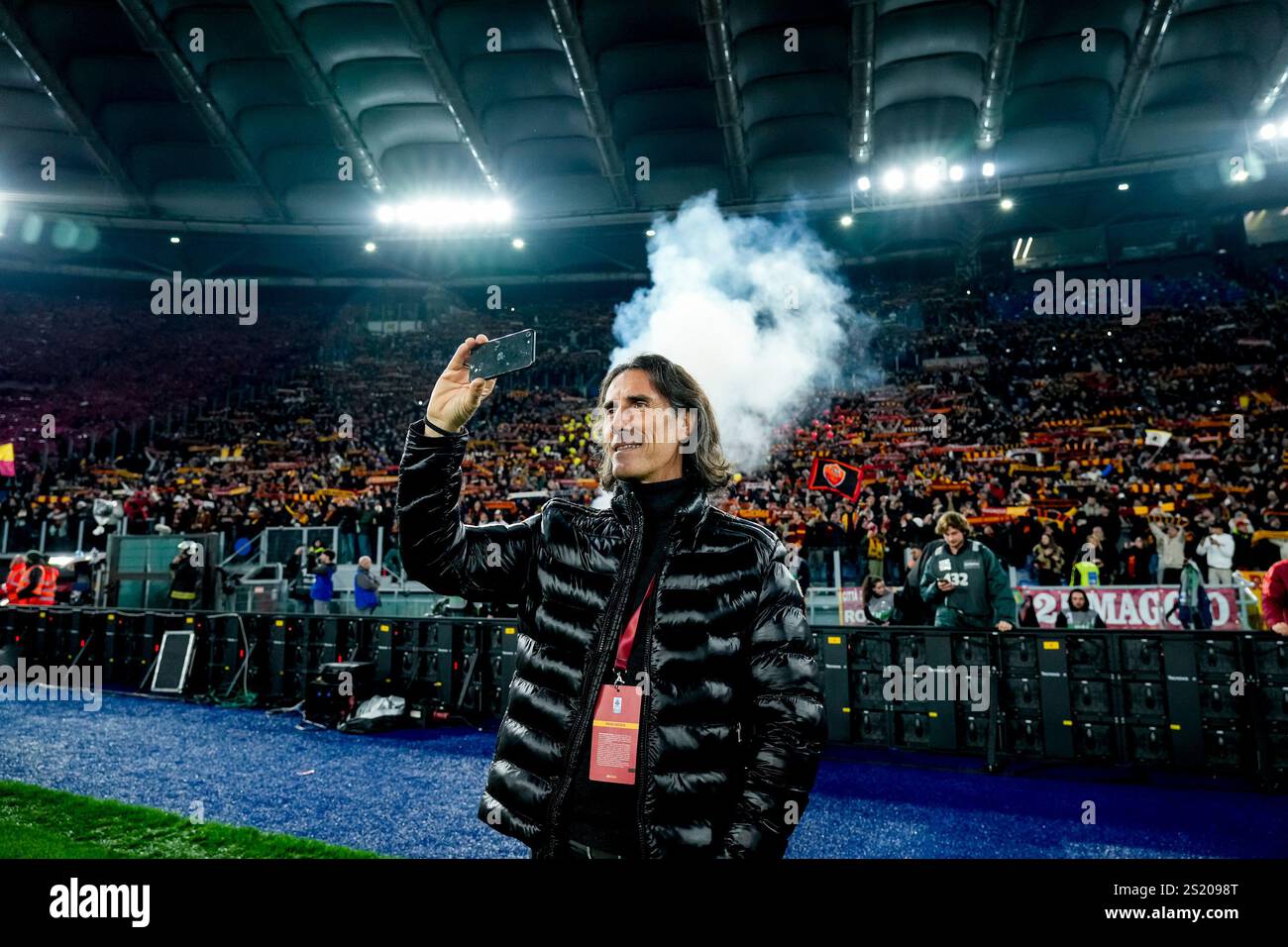 Rome, Italy. 05th Jan, 2025. Marco Delvecchio former player of AS Roma ...