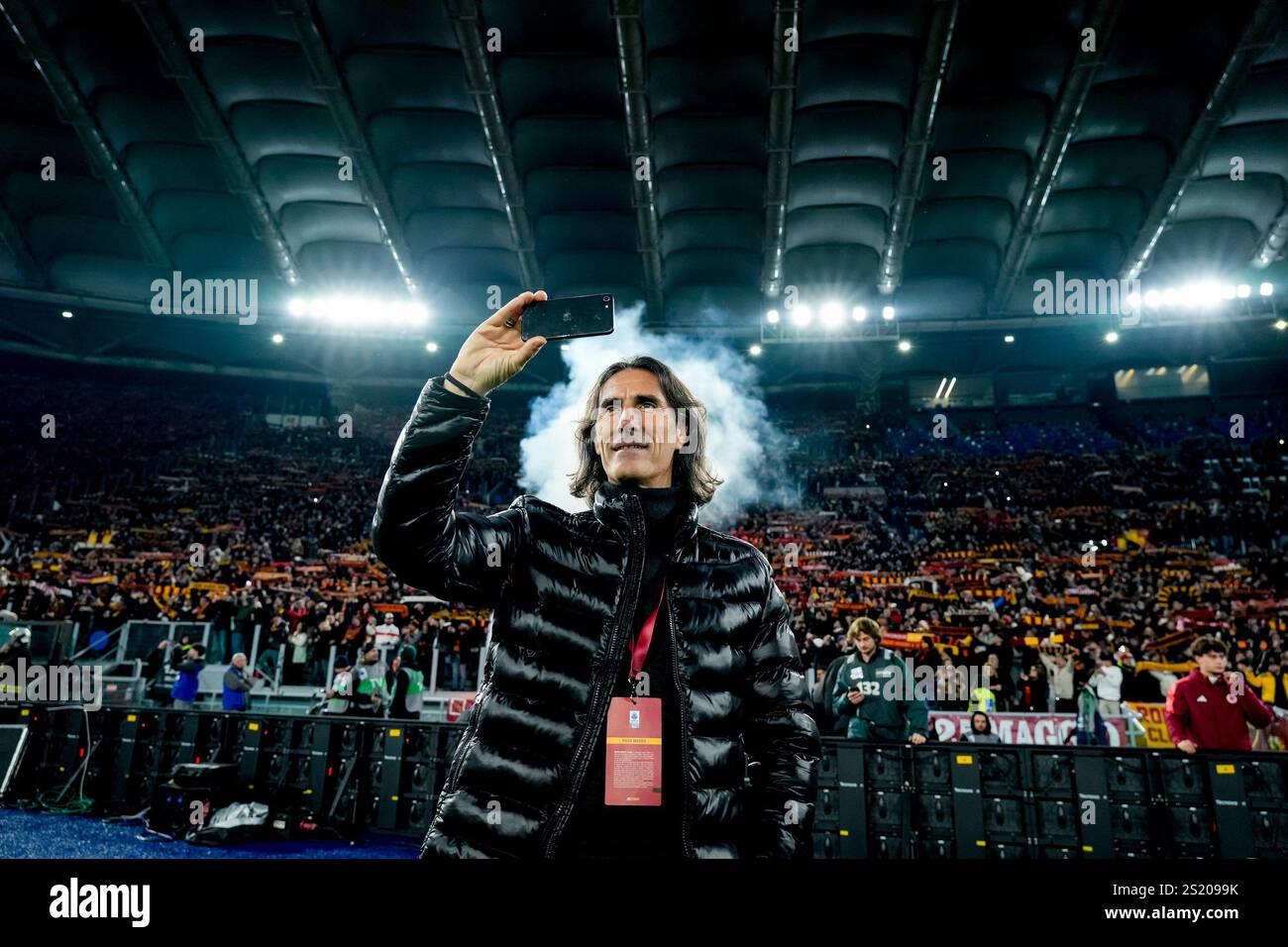 Rome, Italy. 05th Jan, 2025. Marco Delvecchio former player of AS Roma ...