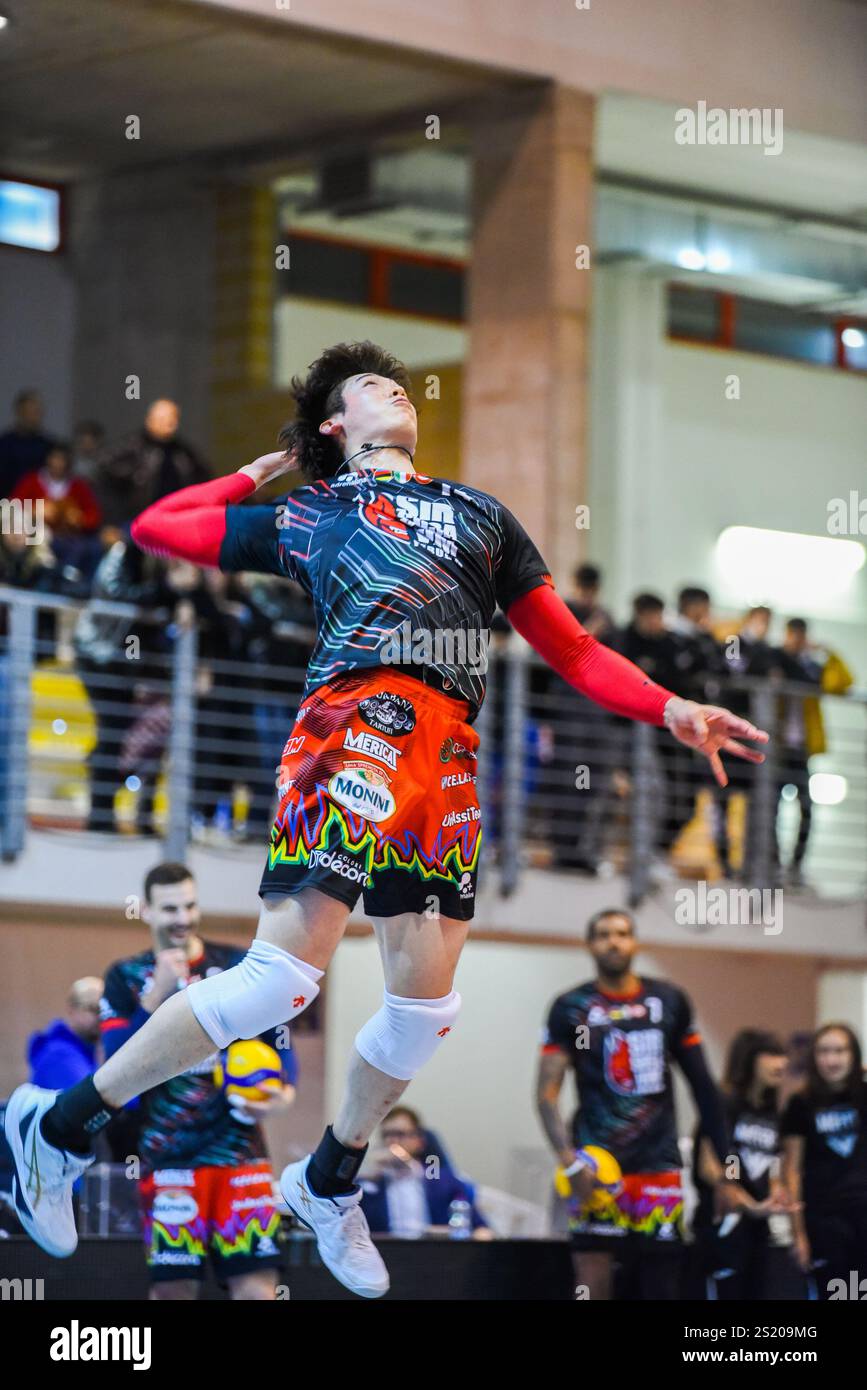 (Sir Susa Vim Perugia) during Cisterna Volley vs Sir Susa Vim Perugia, Volleyball Italian Serie ...