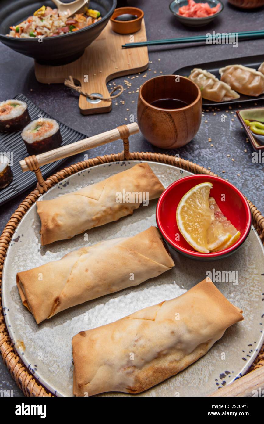 Spring rolls are a very popular dish in Asian cuisine, especially in ...