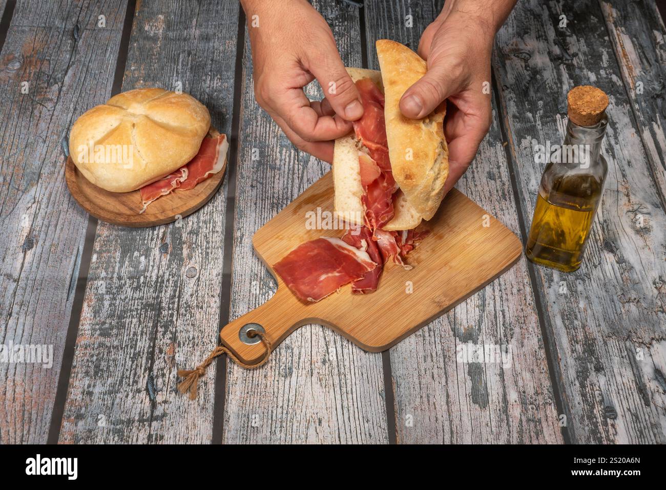 Use a quality bread, such as a baguette or rustic loaf, and cut it in ...