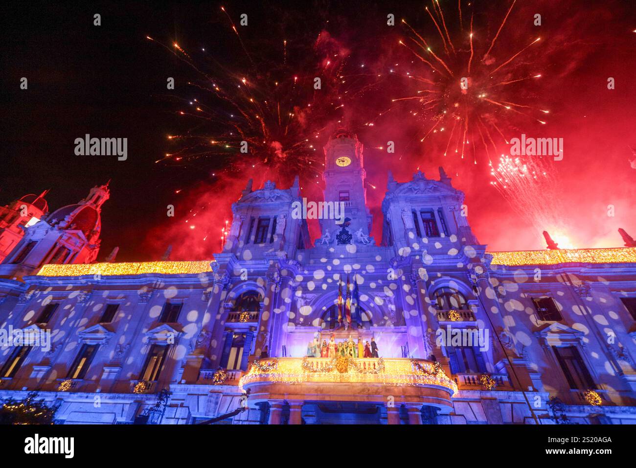 Valencia, Spain, January 5th, 2024. The Cabalgata de Reyes (Three Kings ...