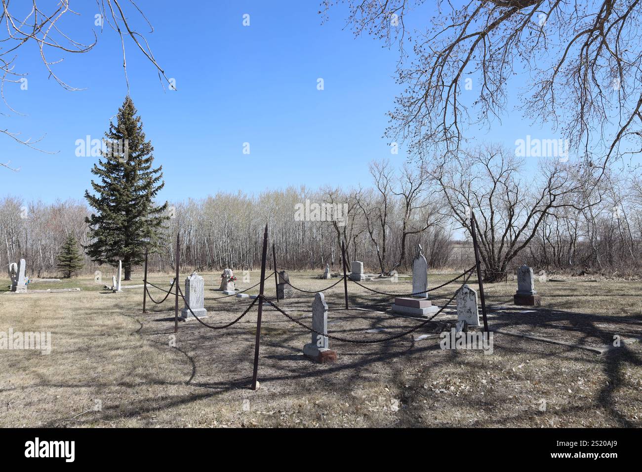 private graveyard within a graveyard Stock Photo - Alamy