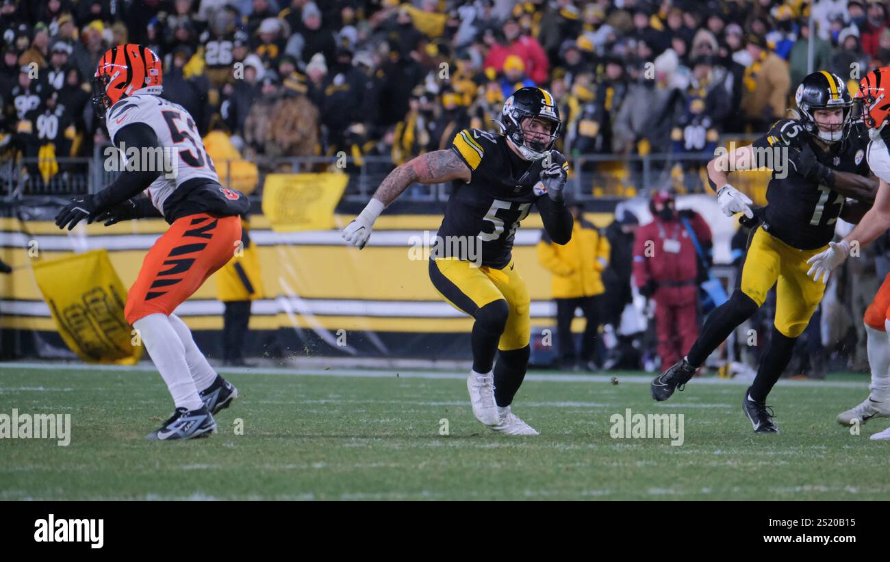 Pittsburgh, PA, USA. 04th Jan, 2025. Nick Herbig #51 during the ...