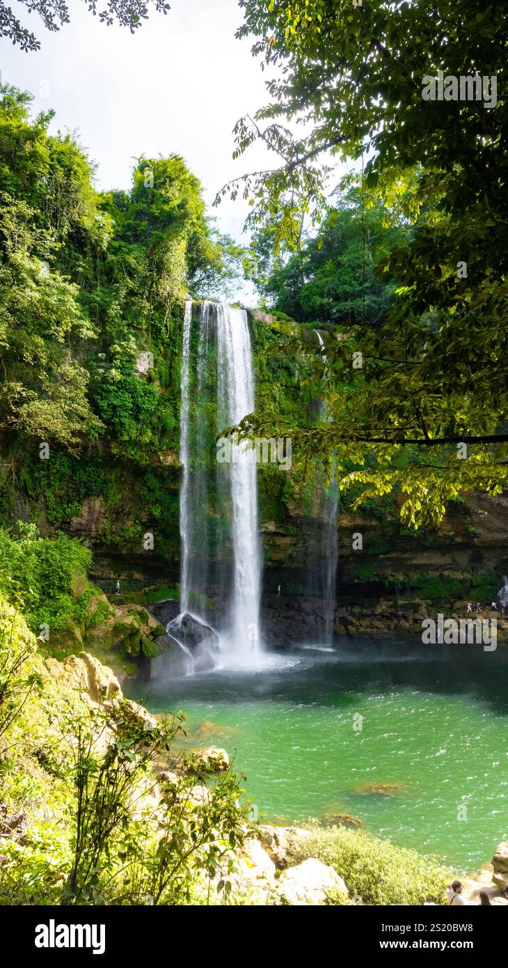Waterfall of Misol Ha in Chiapas state of Mexico Stock Photo - Alamy