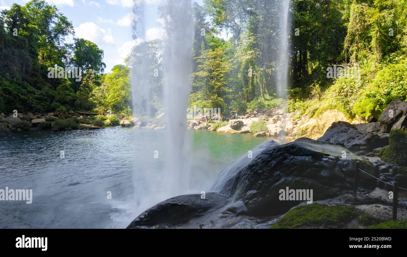 Waterfall of Misol Ha in Chiapas state of Mexico Stock Photo - Alamy