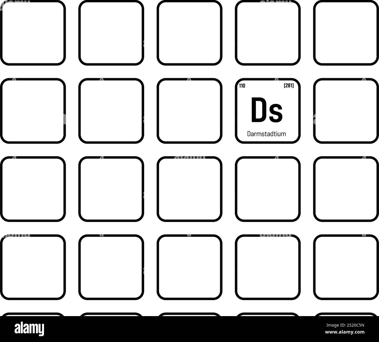 Copper, Cu, periodic table element with name, symbol, atomic number and ...