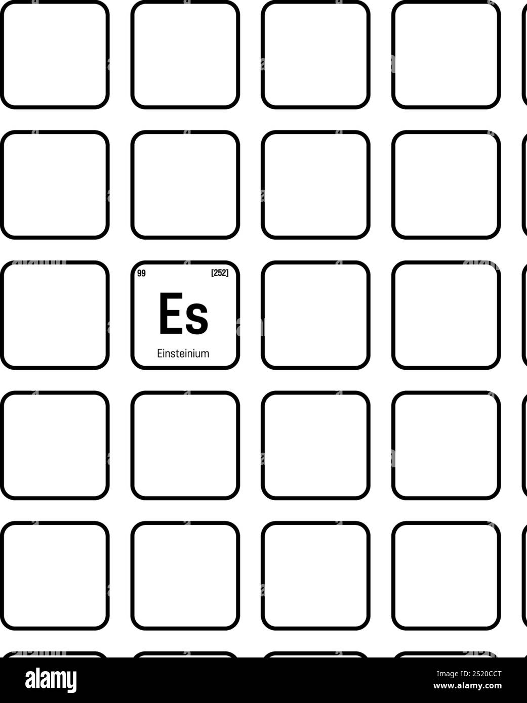 Dubnium, Db, periodic table element with name, symbol, atomic number ...