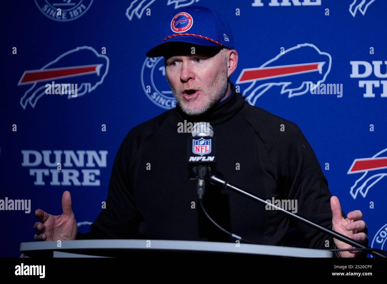 Buffalo Bills head coach Sean McDermott after an NFL football game ...