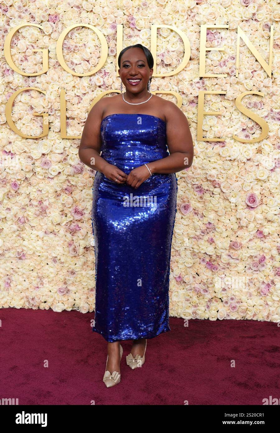 Angelique Jackson arrives at the 82nd Golden Globes on Sunday, Jan. 5 ...