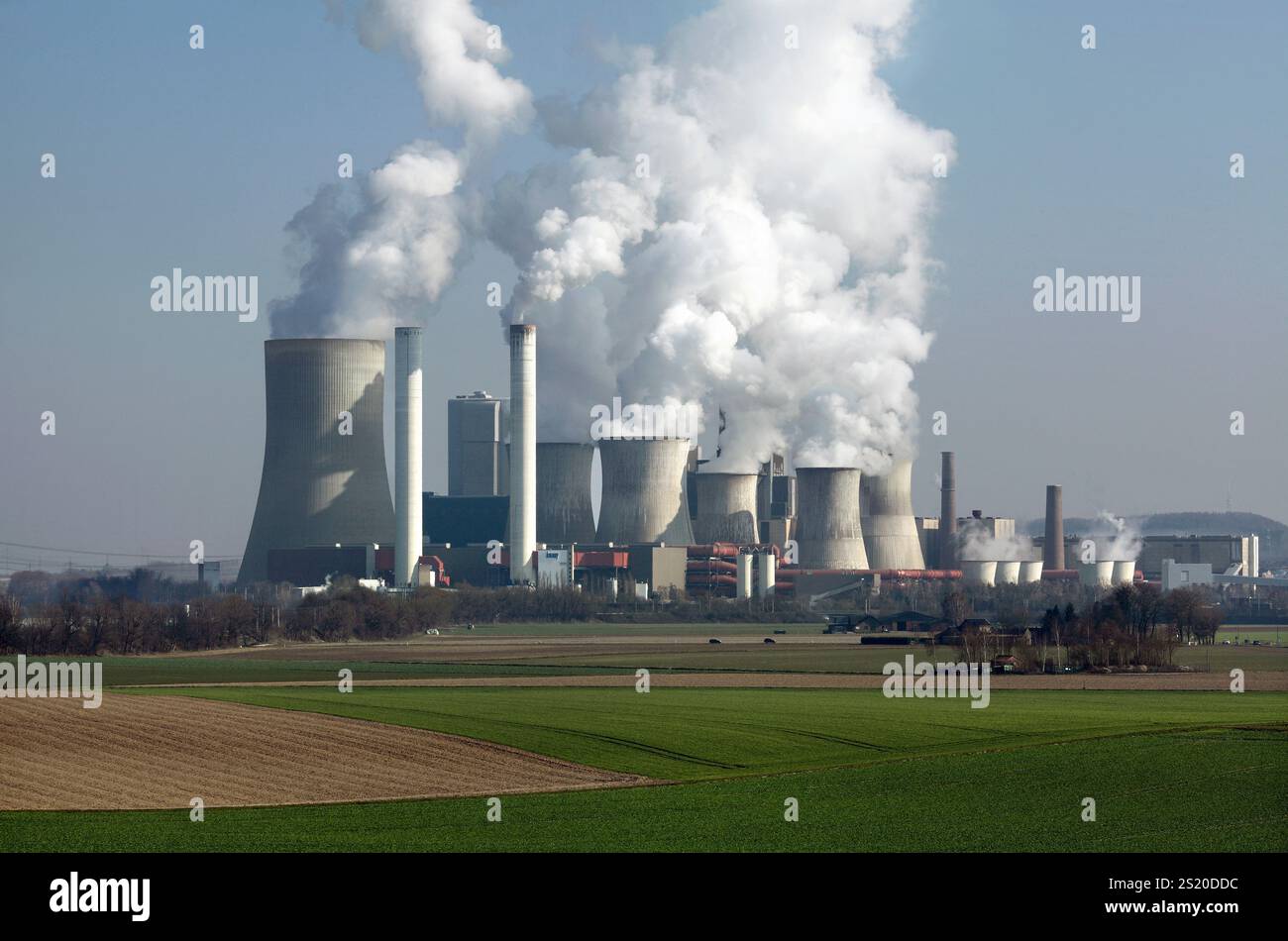 Kraftwerk Niederaussem power station, Germany Stock Photo - Alamy