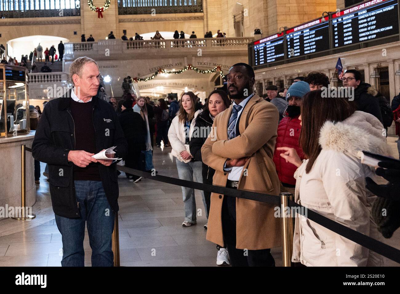 New York, NY, 05 January 2025: MTA Chair and CEO Janno Lieber was ...