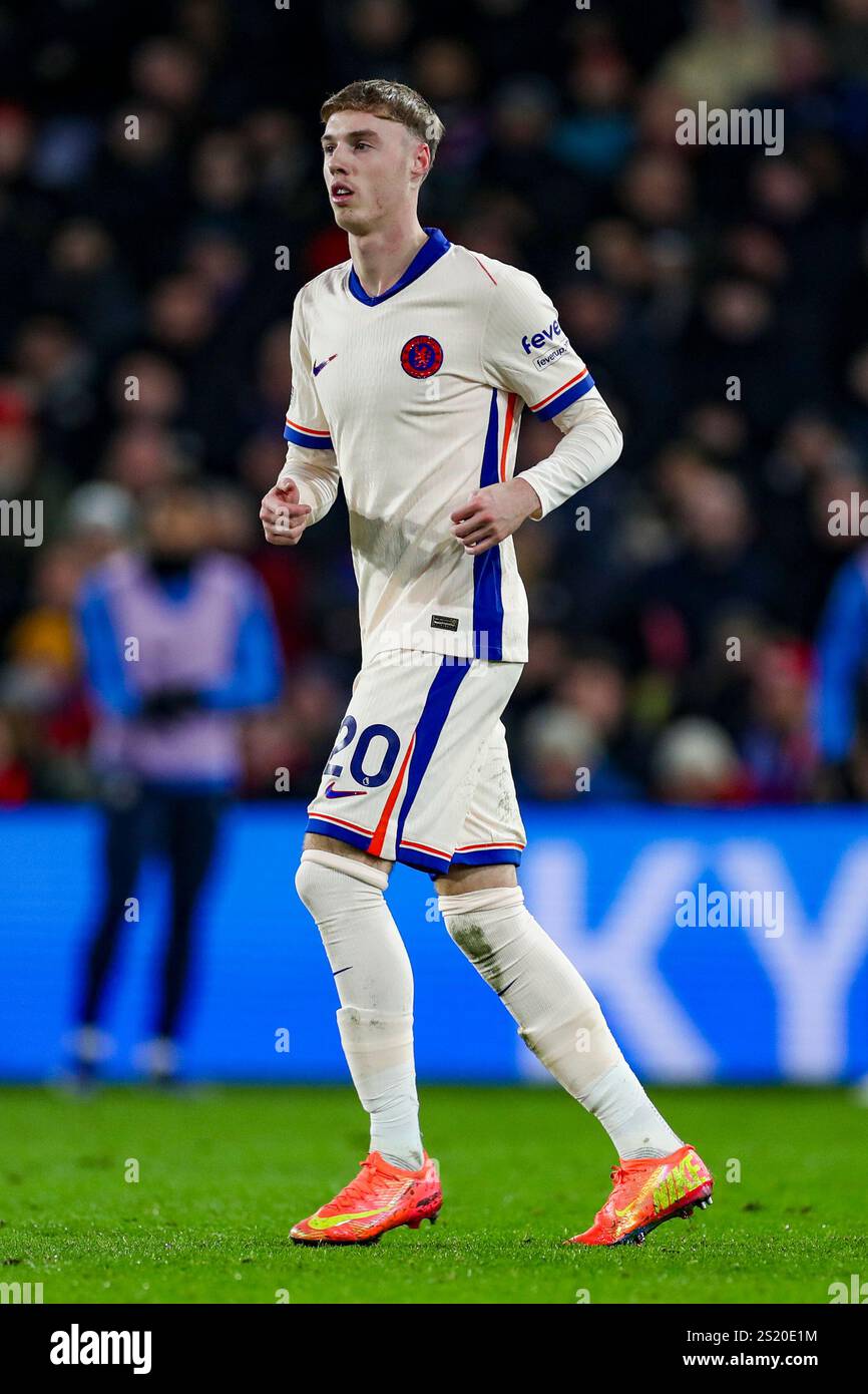 London, UK. 04th Jan, 2025. Chelsea forward Cole Palmer (20) during the ...