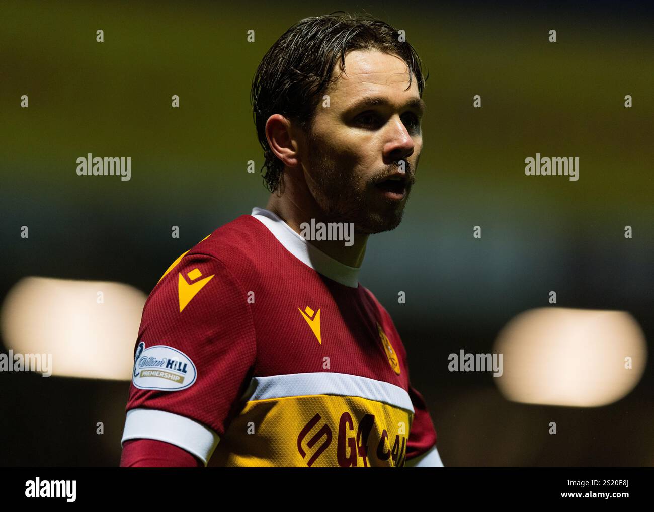 Motherwell, Scotland. 05 January 2025. Sam Nicholson (19 - Motherwell) Motherwell Vs Aberdeen ...