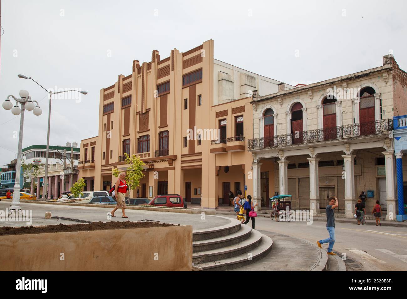 The Eddy Suno Theater and the typical historical buildings in Parque ...