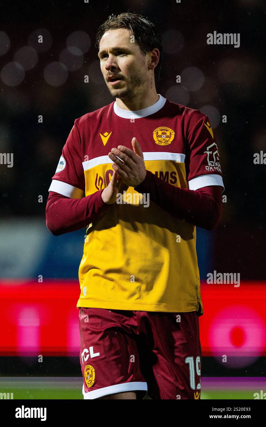 Motherwell, Scotland. 05 January 2025. Sam Nicholson (19 - Motherwell ...