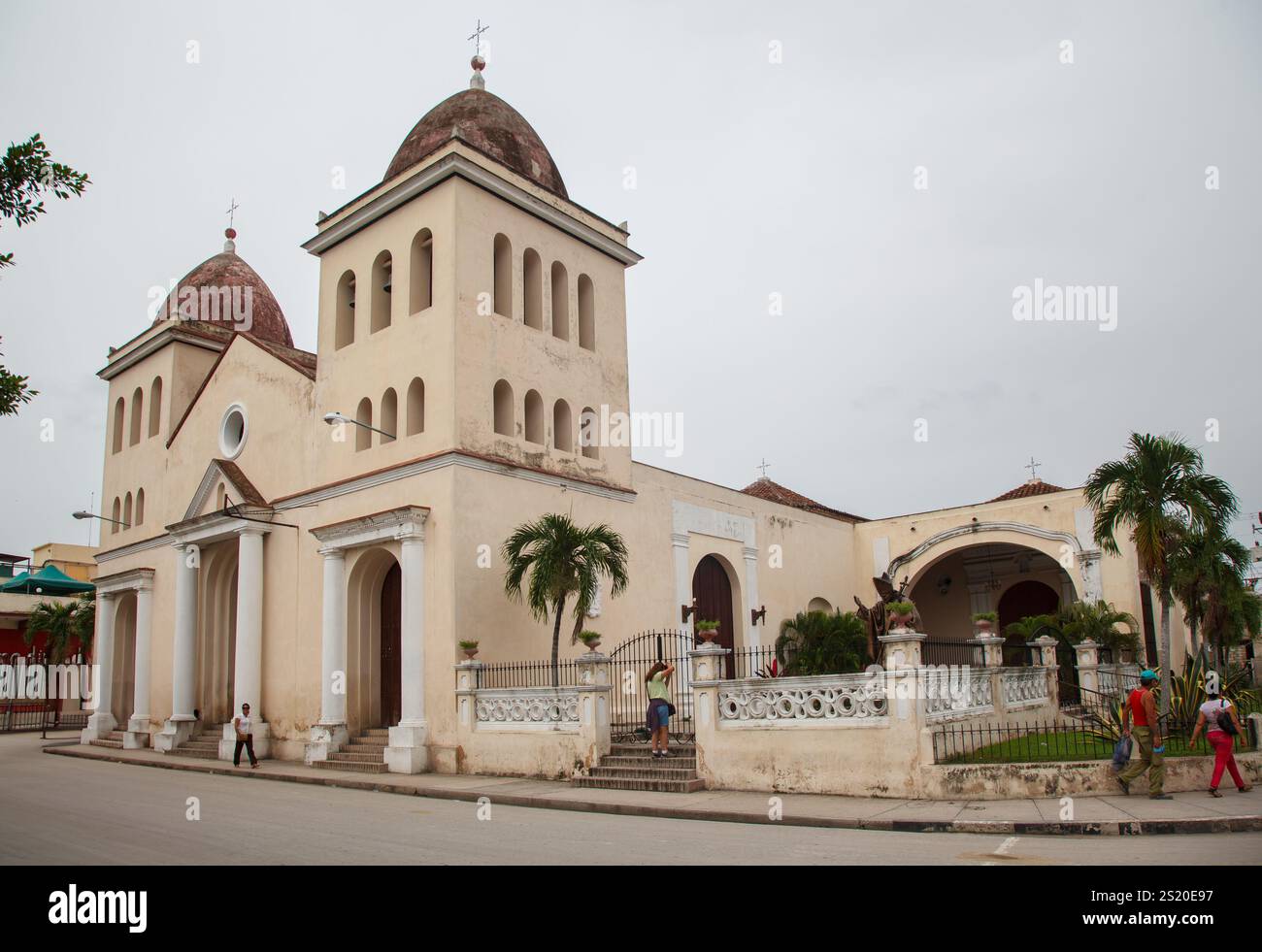 The San Isidoro cathedral typical historical building in Las Flores ...