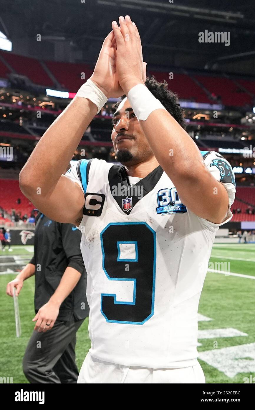 Carolina Panthers quarterback Bryce Young celebrates after their Winn ...